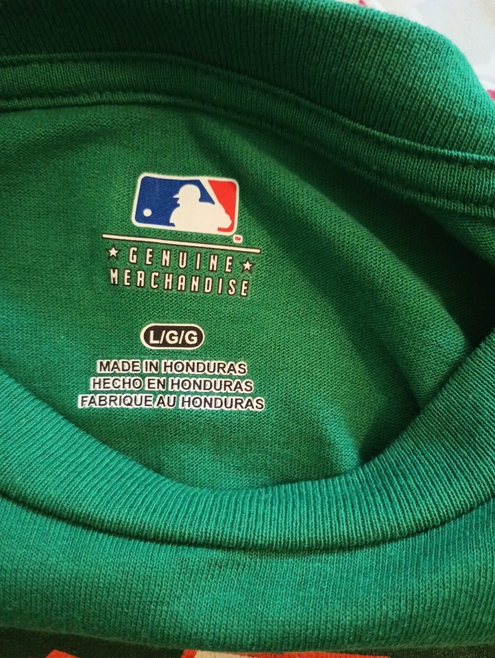 Detroit Tigers Baseball Clover Green Tshirt Large NWT MLB St Patty Day ...