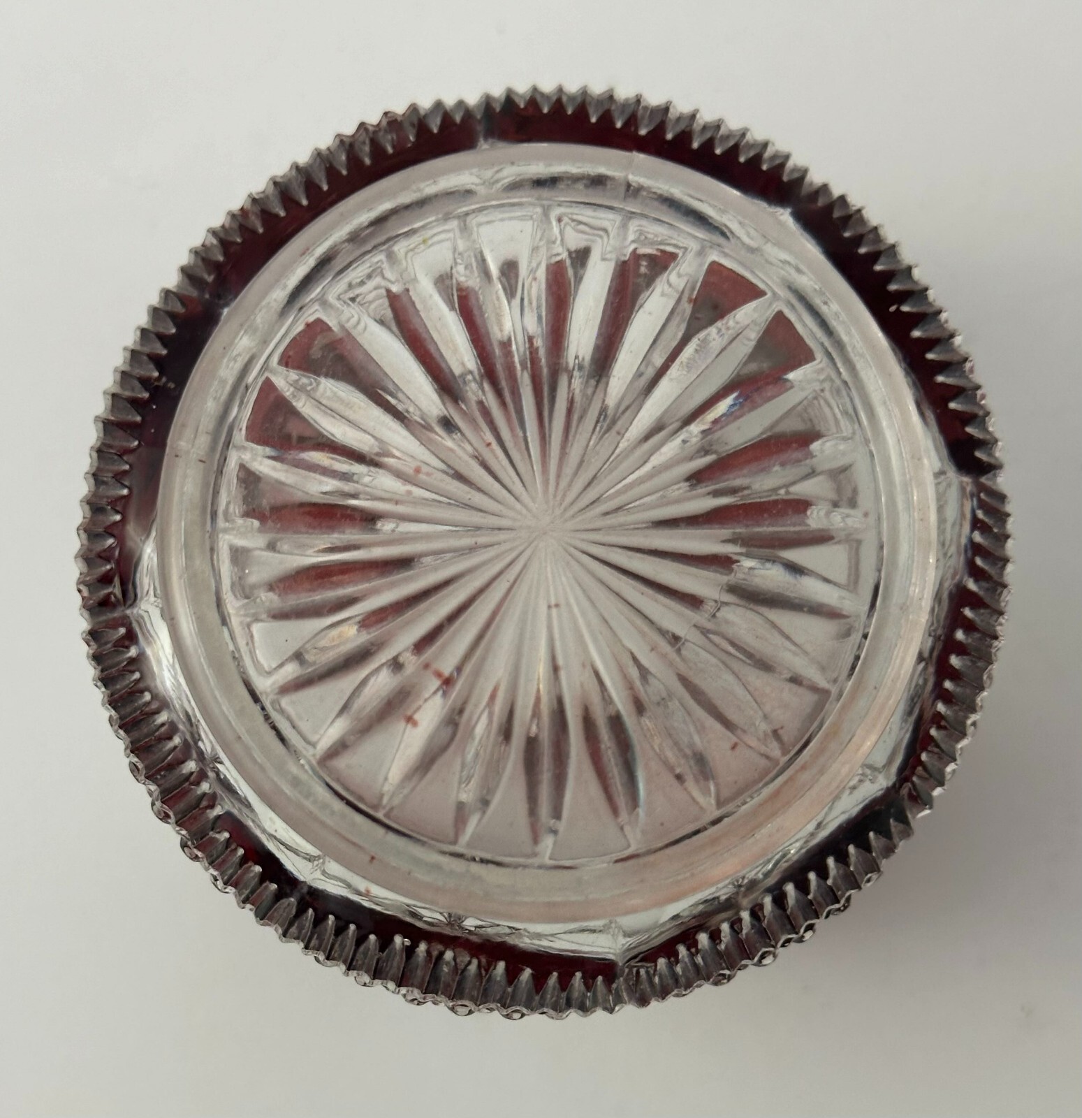 Antique McKee Crescent Ruby Flashed Votive Candle Holder EAPG Size 2 ...