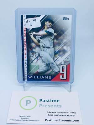 2020 Topps #NG-14 Ted Williams Numbers Game Boston Red Sox | eBay