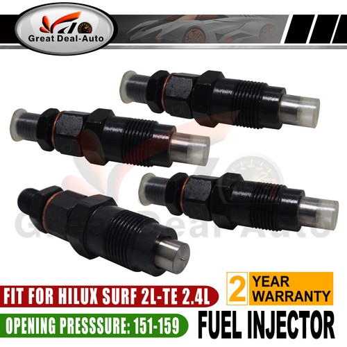 DIESEL FUEL INJECTOR SET fit for TOYOTA HILUX SURF 2L-TE 2.4L | eBay ...