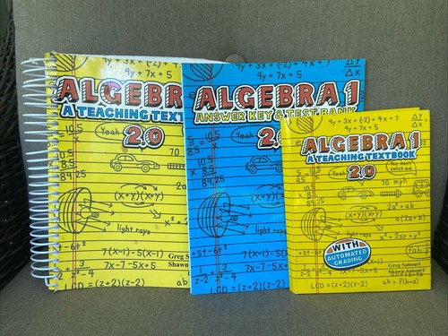 Teaching Textbooks Algebra 1 2.0 Kit Text Answer Key Discs Automated ...