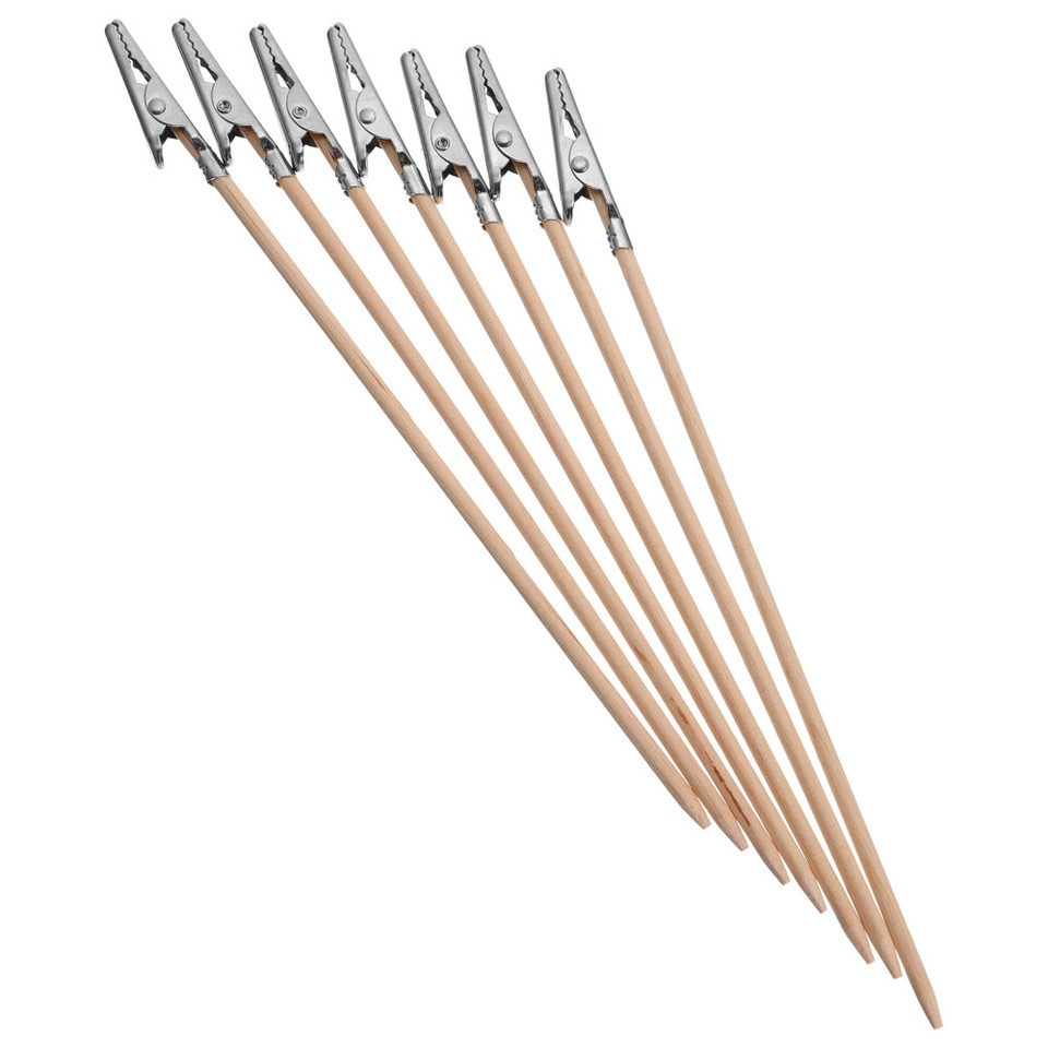 100 Pcs Olemonade Model Tool Bamboo Stick Clips Clamps | eBay