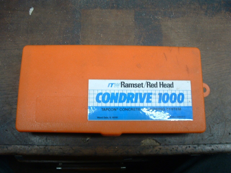 RAMSET MULTI PURPOSE TOOL KIT FOR INSTALLING ALL SIZE TAPCON ANCHORS IN ...