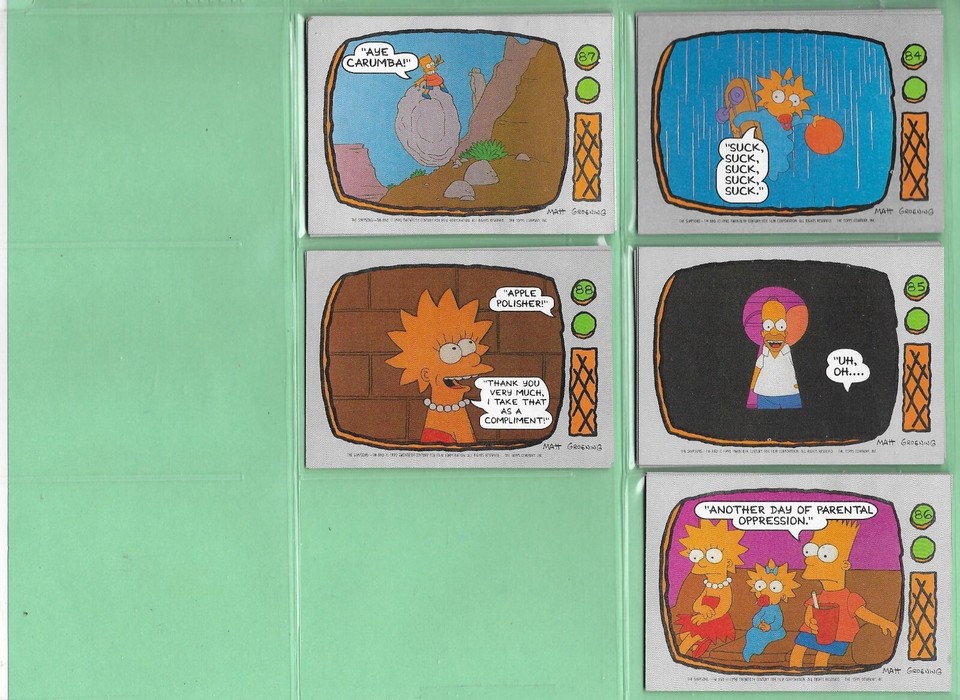 1990 Topps - The SIMPSONS - Pick Your Cards & Fill Your Sets - Cards (2 ...