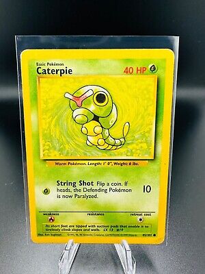 Pokemon TCG - Caterpie 45/102 - Base Set 1999 | eBay