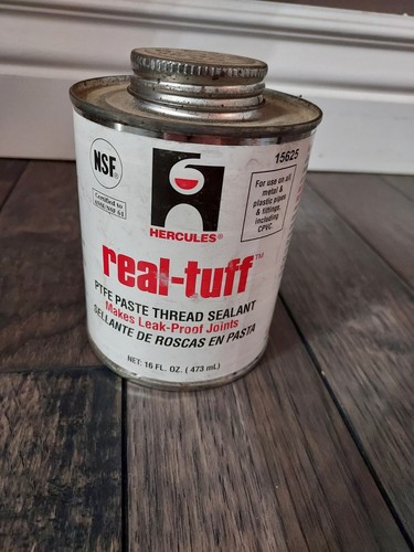 Hercules 15625 Real-Tuff Heavy Duty PTFE Pipe Thread Sealant 16 oz ...