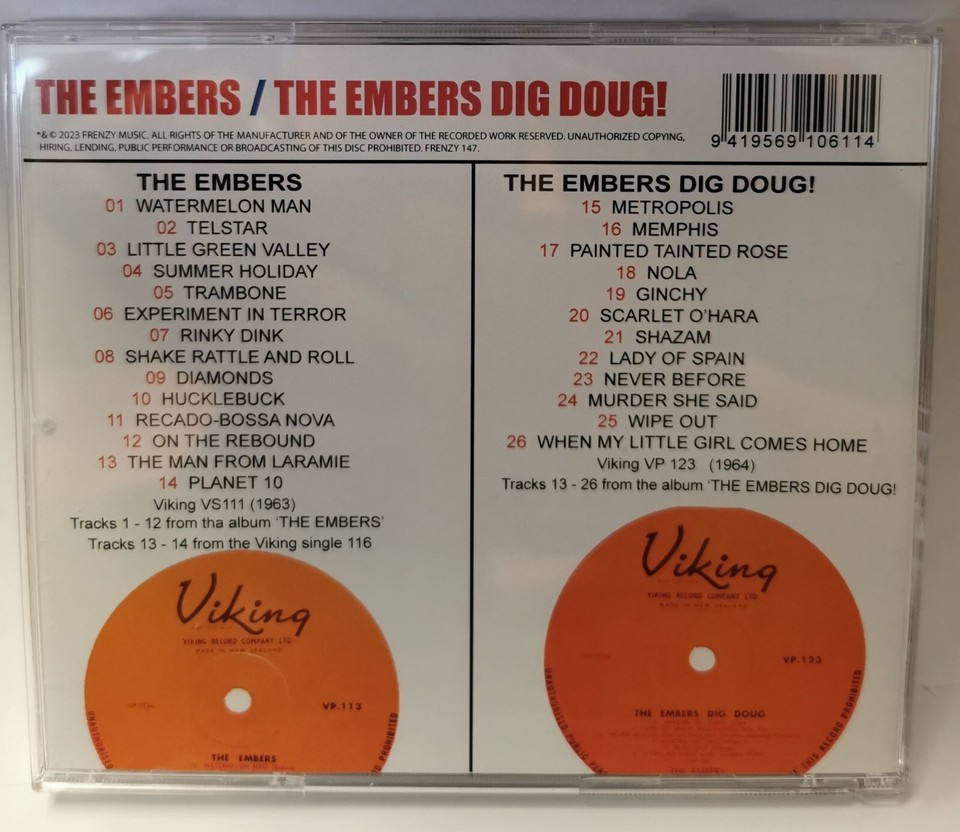 THE EMBERS - THE EMBERS/ THE EMBERS DIG DOUG! (CD) | eBay