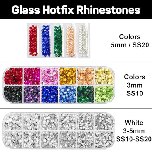 Bedazzler Kit with Rhinestones Bedazzle Tool Gun Hotfix Rhinestones ...