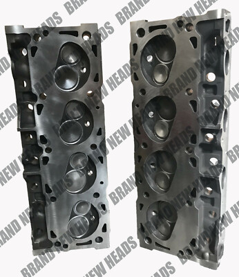1987-1992 Ford 7.5 OHV Cylinder Head Pair 460 Big Block V8 CARB #E7TE ...