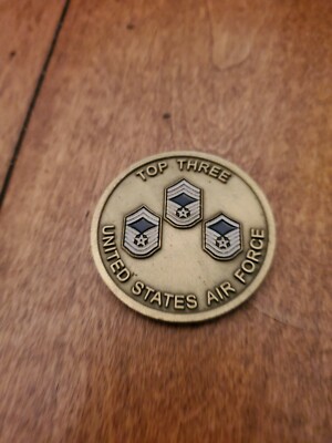 USAF Top Three Challenge Coin | eBay