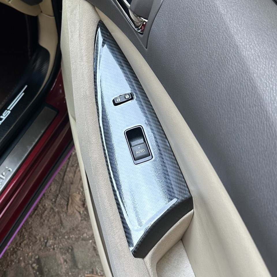 For Lexus ES 2006-2012 5D Carbon Fiber Pattern Interior DIY TrimDecals ...