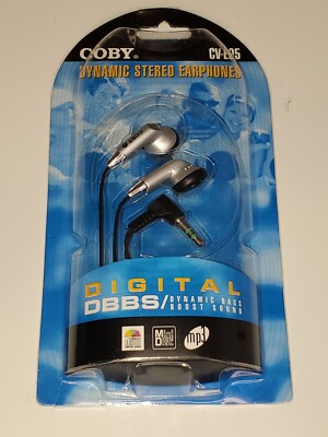 New COBY CV-E05 Digital Stereo Earphone 3.5mm Plug Earbud Headphones ...
