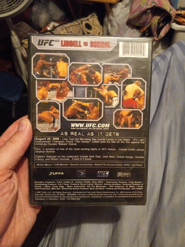 UFC 62 - Liddell vs Sobral (DVD, 2007) for sale online | eBay