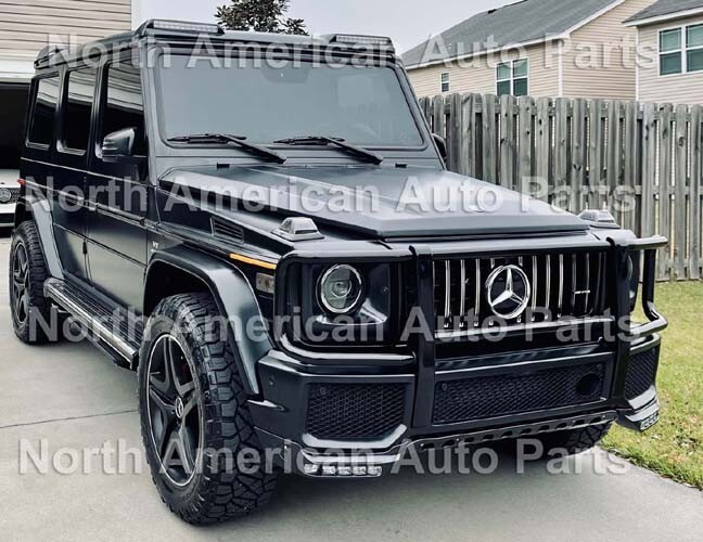 G63 Front Roof Spoiler Led W463 1990-2018 G500 G550 BB Unpainted Wing ...