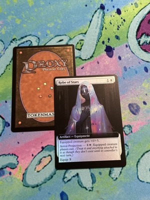 DIY Robe Of Star Extended Frame Break Art Foil Mtg Play Test Card | eBay