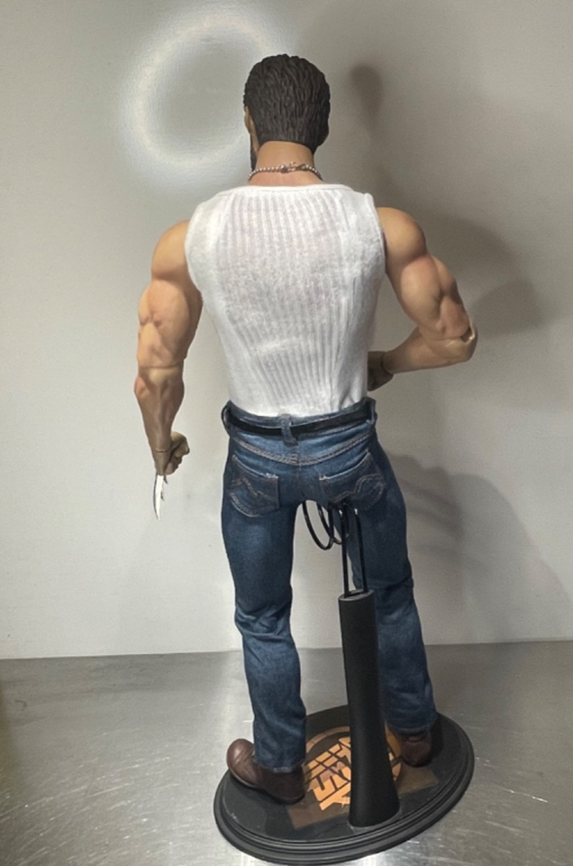 1:6 Custom Logan Wolverine 12" Figure & Stand WorldBox Muscle Body ...