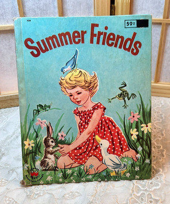 Vintage Book Summer Friends 1976 Printing Wonder Books Jeanette Krinsky ...