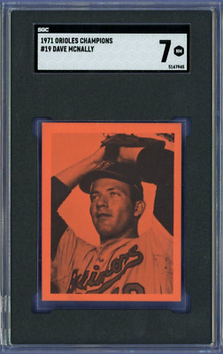 1971 Orioles Champions, Dave McNally Pictures Of Champions SGC 7 | eBay