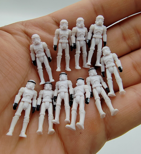 10 PCS STAR WARS Micro Galaxy Squadron Mini Figures Clone Troopers ...