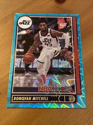2021-22 Panini NBA Hoops Teal Explosion Donovan Mitchell #139 Utah Jazz ...