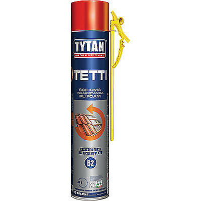 SCHIUMA POLIURETANICA TETTI E COPERTURE TYTAN MANUALE ML 750 PZ 12 | eBay