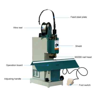 Industrial Small Electric Stapler Flat Staple Riding Staple Binding ...