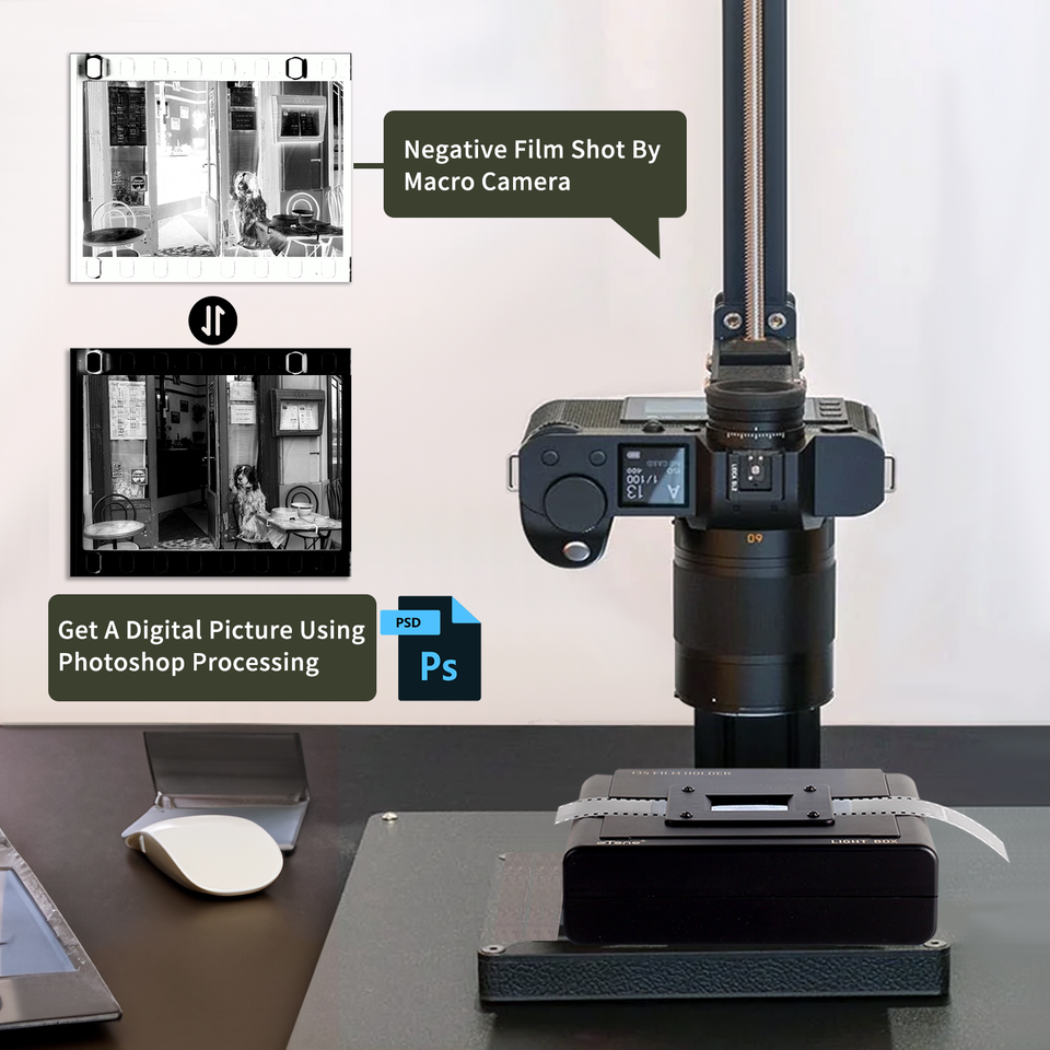 Digital Film Scanner Light Box Holder 135 120 4X5 Slide Film Negative ...