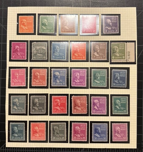 US Stamps - SC# 803 - 831& 839 - MNH - SCV = $34.10 | eBay