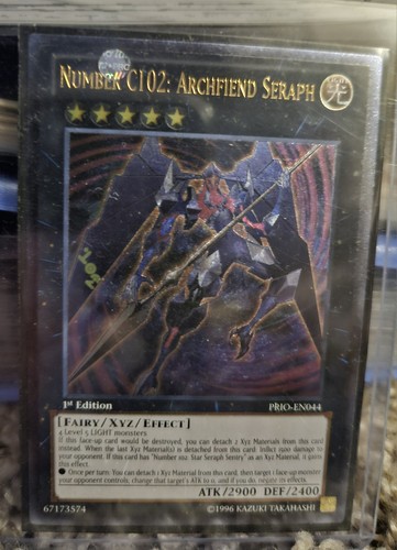 Yu-Gi-Oh! TCG Number C102: Archfiend Seraph Ultimate Rare PRIO EN044 ...