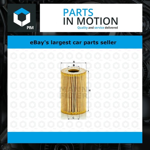 2x Oil Filters HU7008Z Mann 03L115562 03L115466 0009830645 VW03L115562 ...