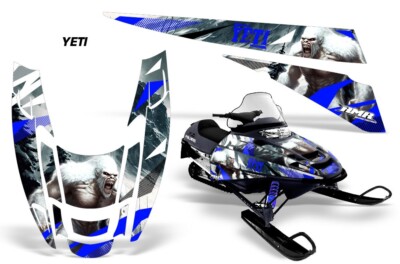 Snowmobile Graphic Decals Stickers For Polaris Edge 1999-2010 YETI U | eBay