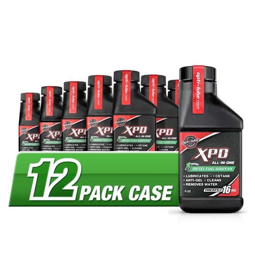 Opti-Lube XPD All-in-ONE Diesel Fuel ADDITIVE: Case of 12 - 4oz Bottles ...