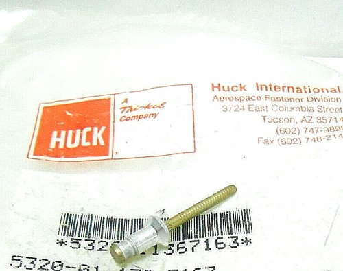 M7885/7-6-03 HUCK BLIND RIVET 100 PIECE LOT OLD STOCK for sale online ...