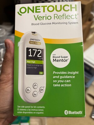 NIB OneTouch Verio Reflect Blood Glucose Monitoring System Exp 03/27 ...