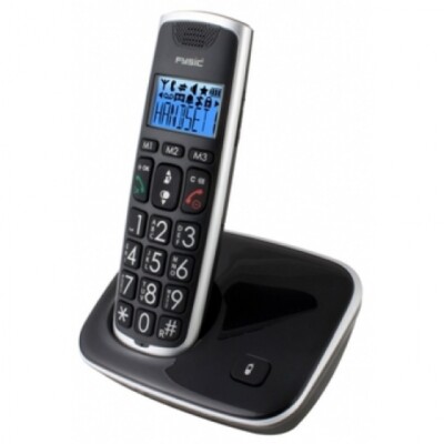 Fysic FX-6000 Telefon DECT-Telefon Schwarz Anrufer-Identifikation ...