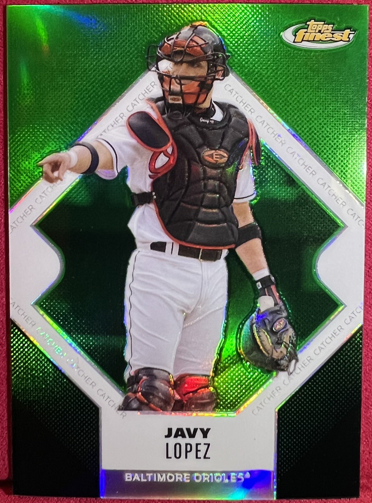 2006 Topps Finest - Green Refractor #57 Javy Lopez /199 for sale online ...