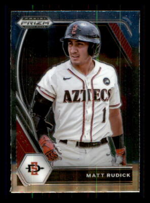 2021 Baseball 2021 Draft Picks Matt Rudick San Diego State Aztecs # ...