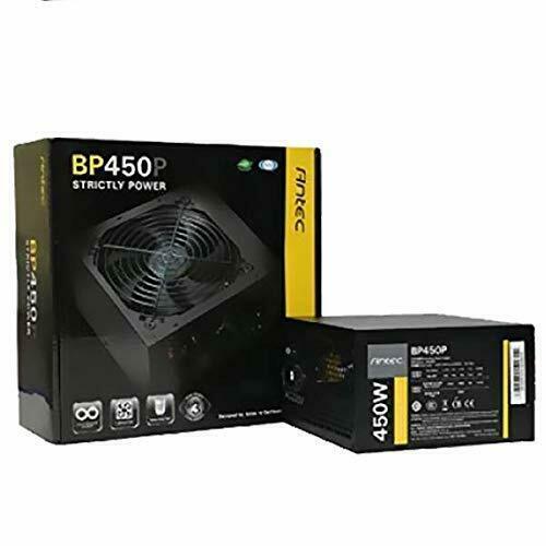 ANTEC BP450P PSU 450W ATX 230V 80 Plus Gaming Power Supply Active PFC ...
