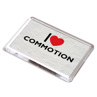 FRIDGE MAGNET - I Love Commotion - Novelty Gift | eBay Australia