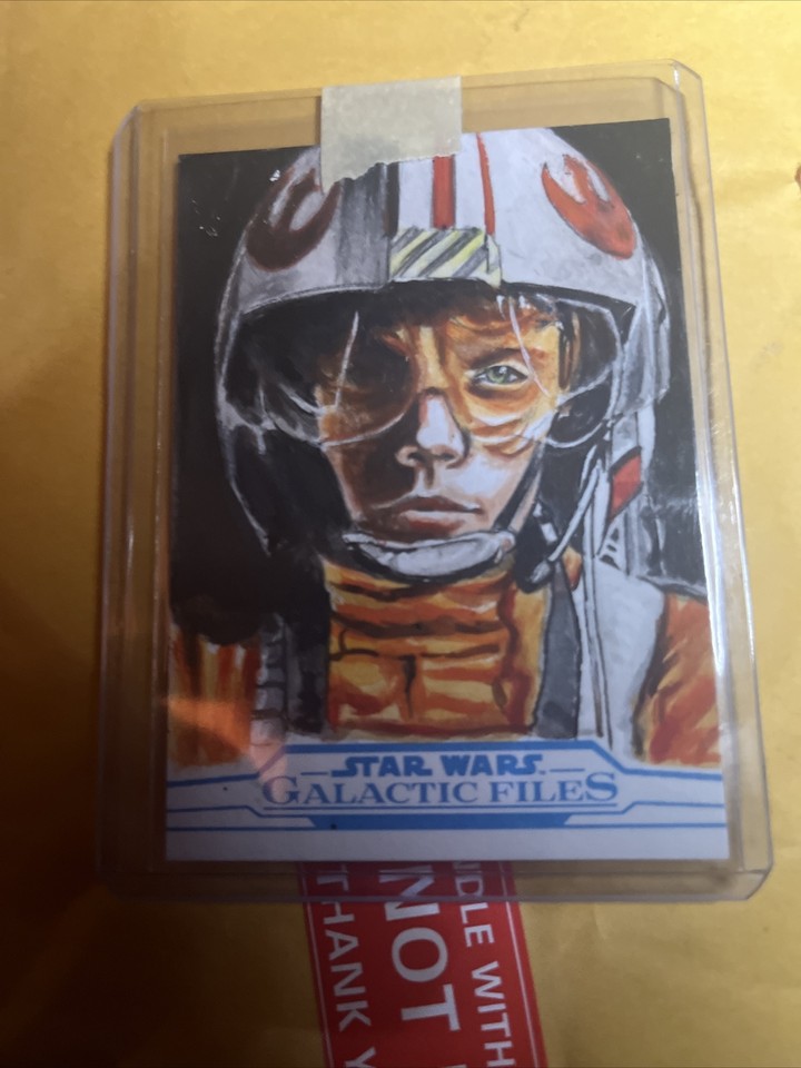 NEIL CAMERA Topps Star Wars LUKE SKYWALKER ORIGINAL SIGNED Autograph ...