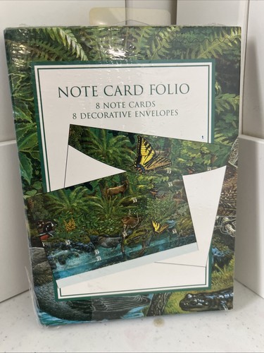 2000 USPS North America Nature Ensemble 8 Note Card Folio Hallmark Co ...