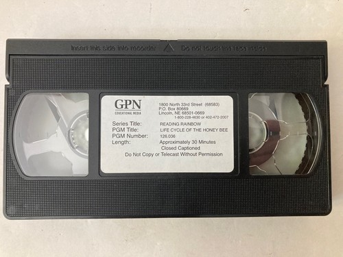 The Life Cycle of the Honeybee VHS Volume # 36 Hosted by Levar Burton ...