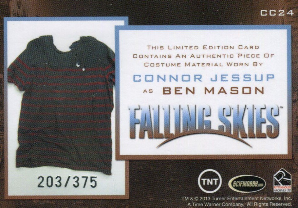 Falling Skies Season 2 Premium Pack Ben Mason Costume Card CC24 #203/ ...