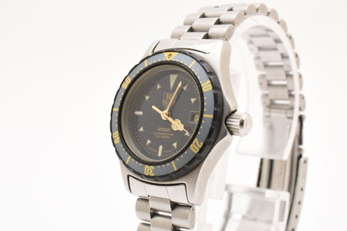 [NEAR MINT] TAG HEUER 2000 972.608 Navy Moondust Quartz Womens Watch ...