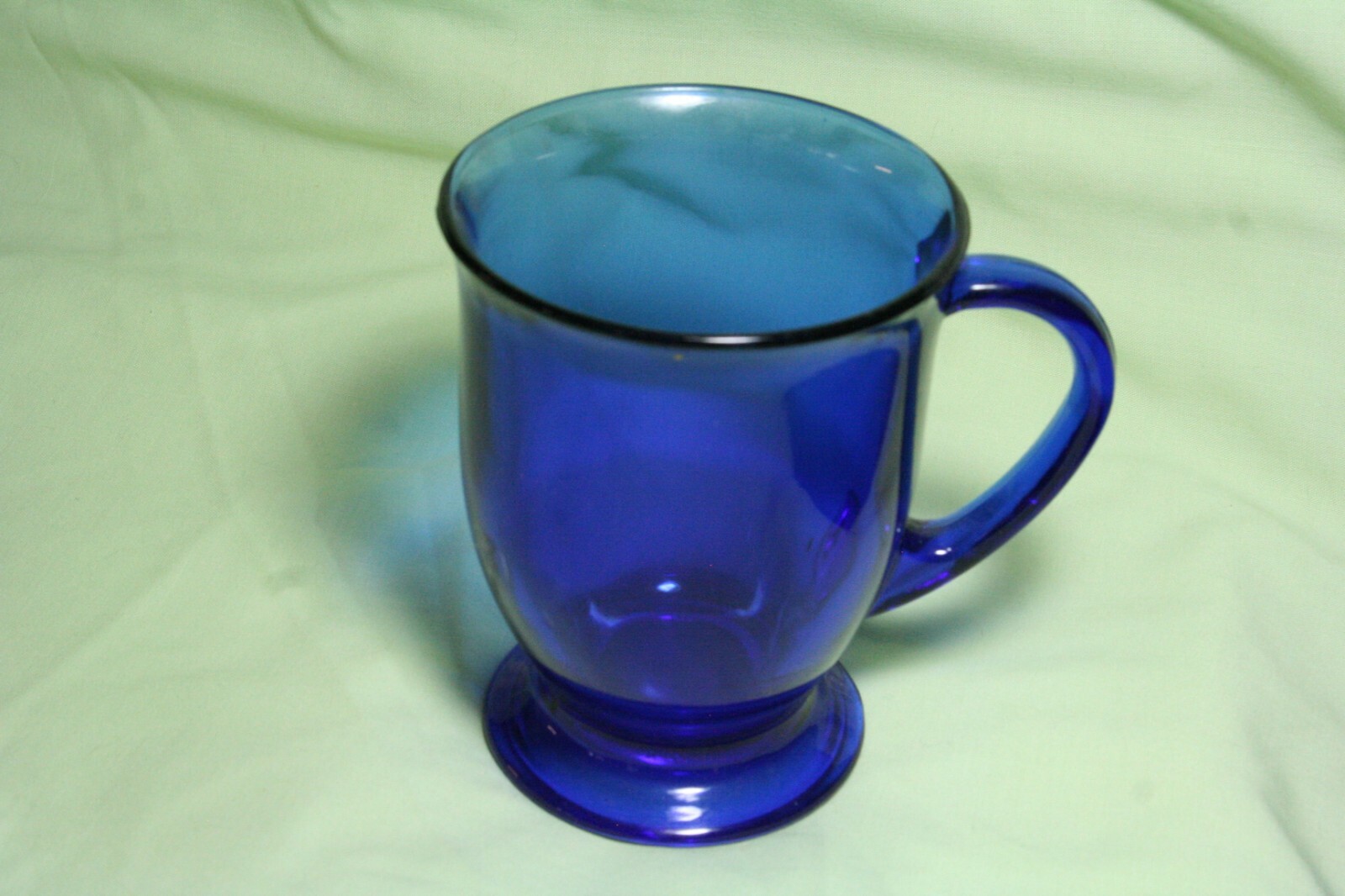 Cobalt Blue Glass Coffee Mug | eBay