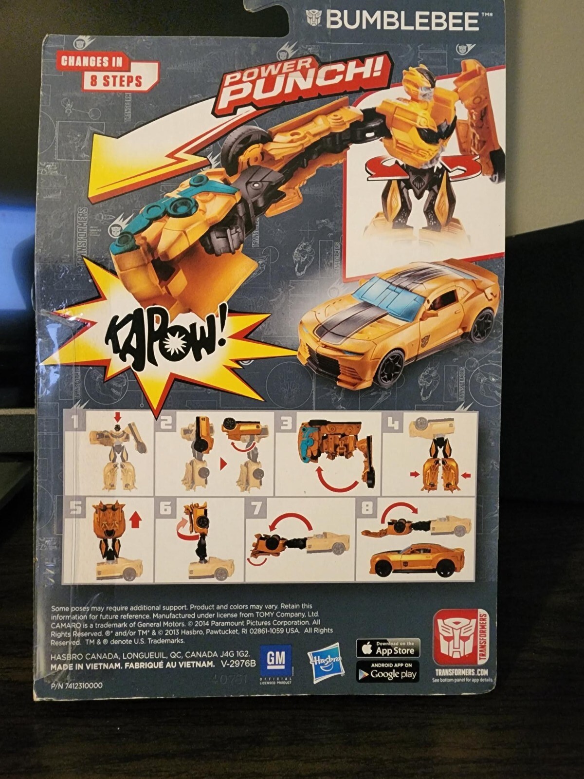 Transformers: Age of Extinction- BUMBLEBEE Action Figure with Power ...