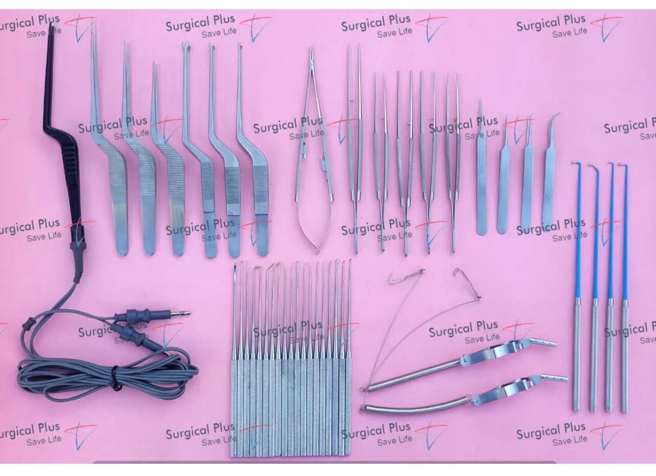 Neurosurgical Micro Surgery Set Instruments Yasargill 43 Pcs Set | eBay