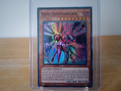 Yugioh! Dual Assembwurm - SDCL-EN008 - Super Rare - 1st Edition Near ...