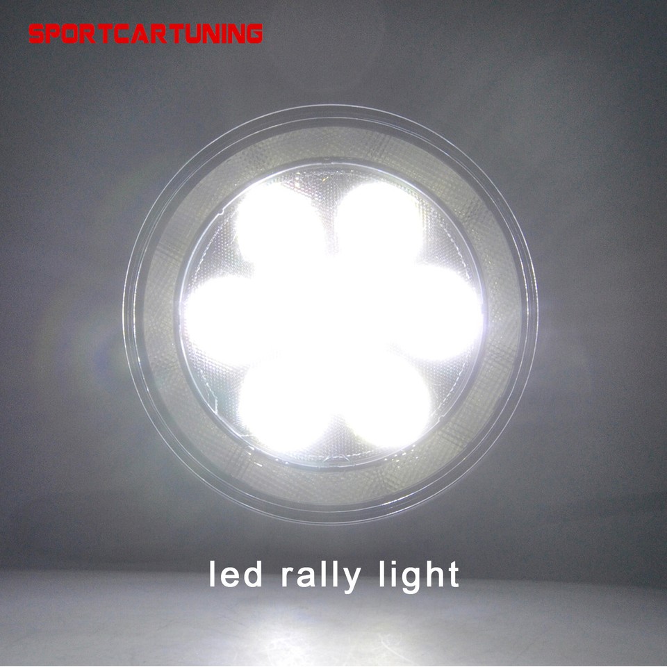 LED DRL Driving Fog Lamp Rally Light For Mini Cooper R55 R56 R57 R58 ...