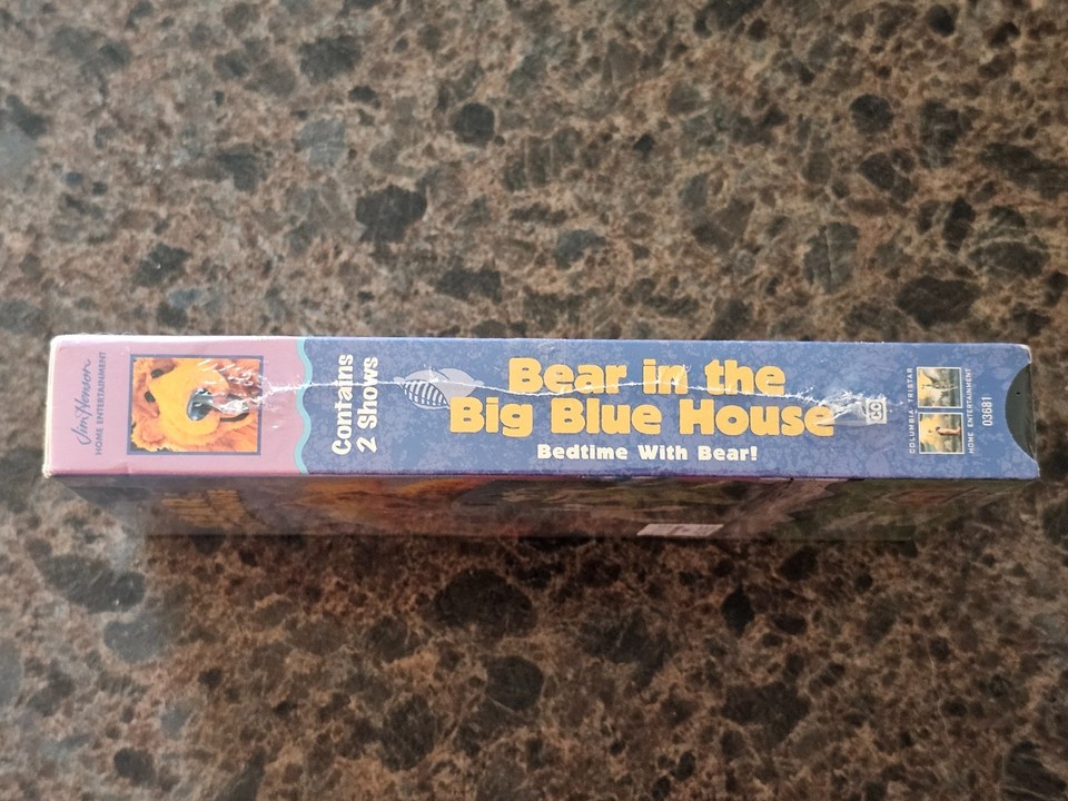 BRAND NEW Bear In The Big Blue House Bedtime With (VHS; 2001) Sealed ...